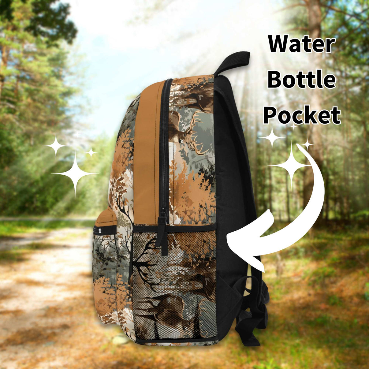 Hunting Deer Camouflage Backpack | Amazing Faith Designs