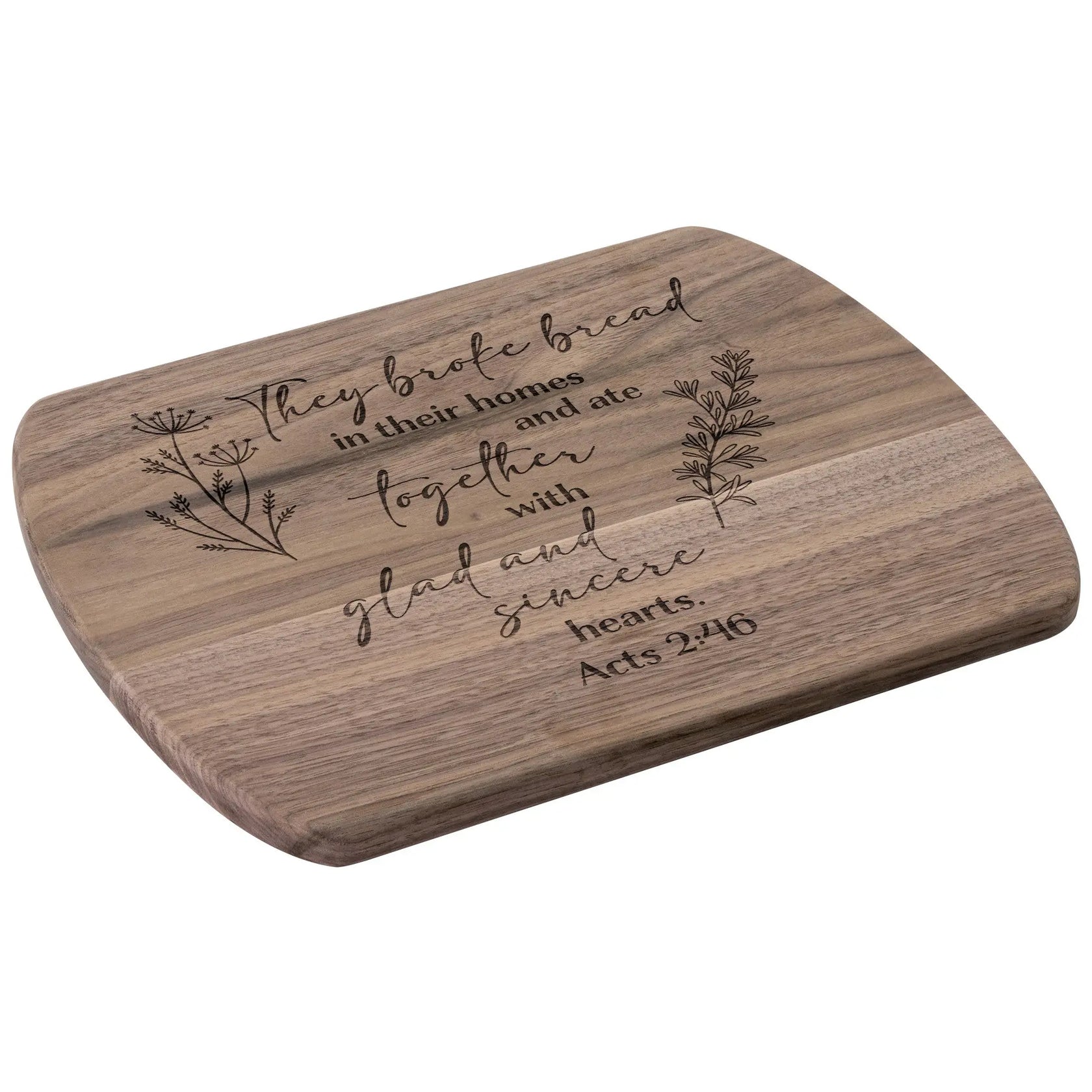 They Broke Bread Christian Charcuterie Cutting Board | Amazing Faith ...