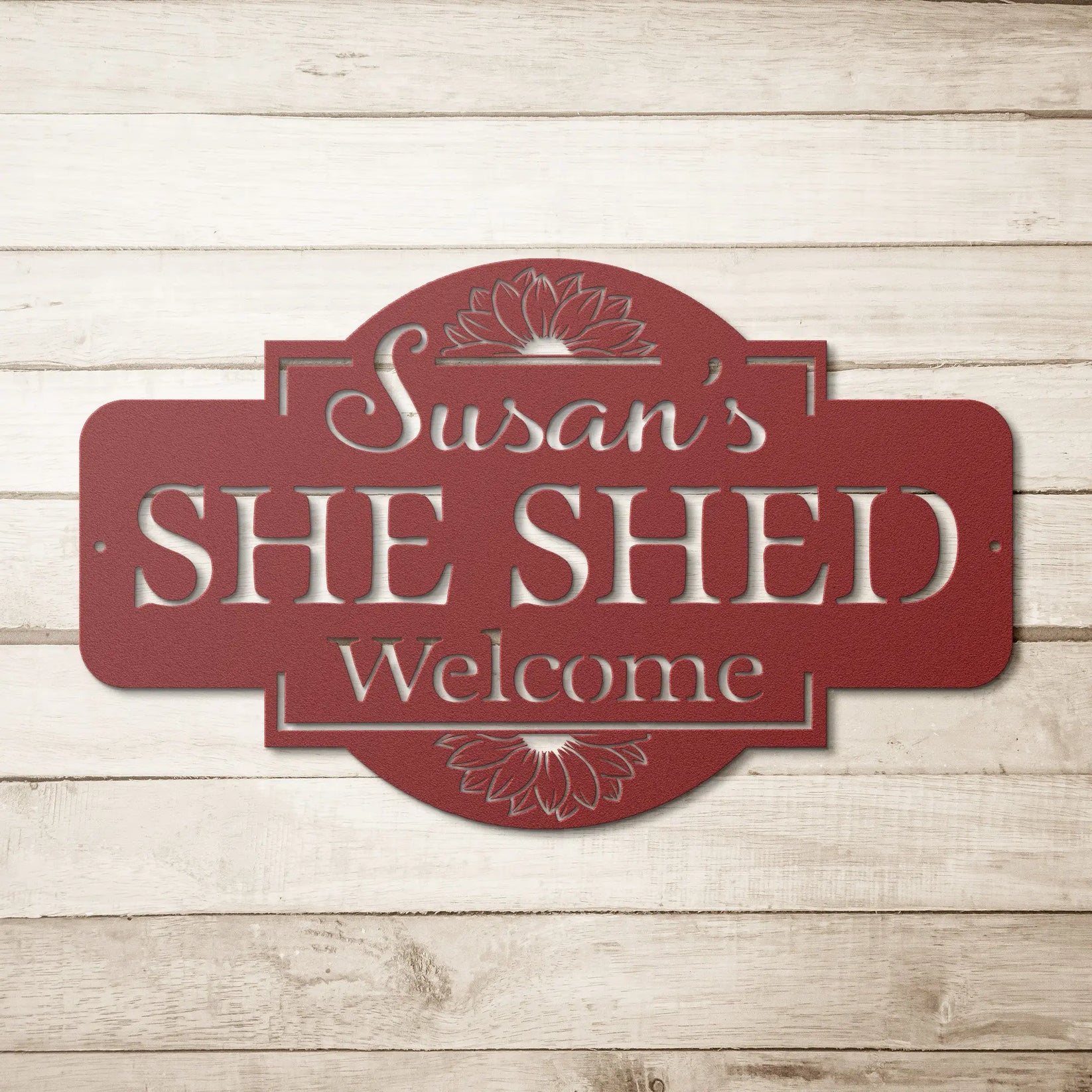 She Shed Metal Sign