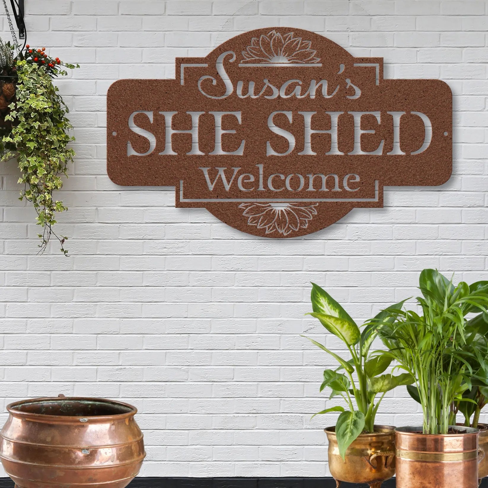 She Shed Metal Sign | Amazing Faith Designs