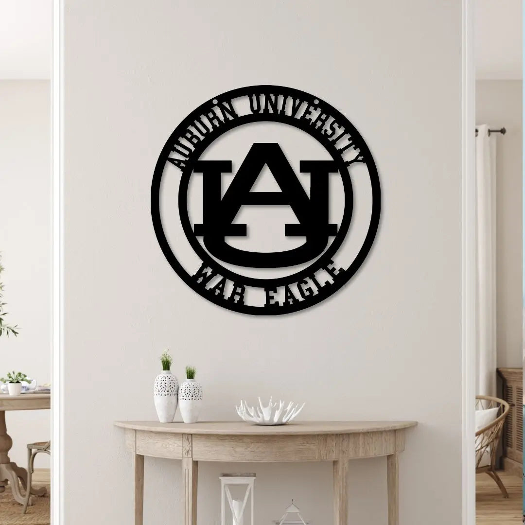 University Letter Metal Sign - College Letter Sign, Man Cave Sign ...