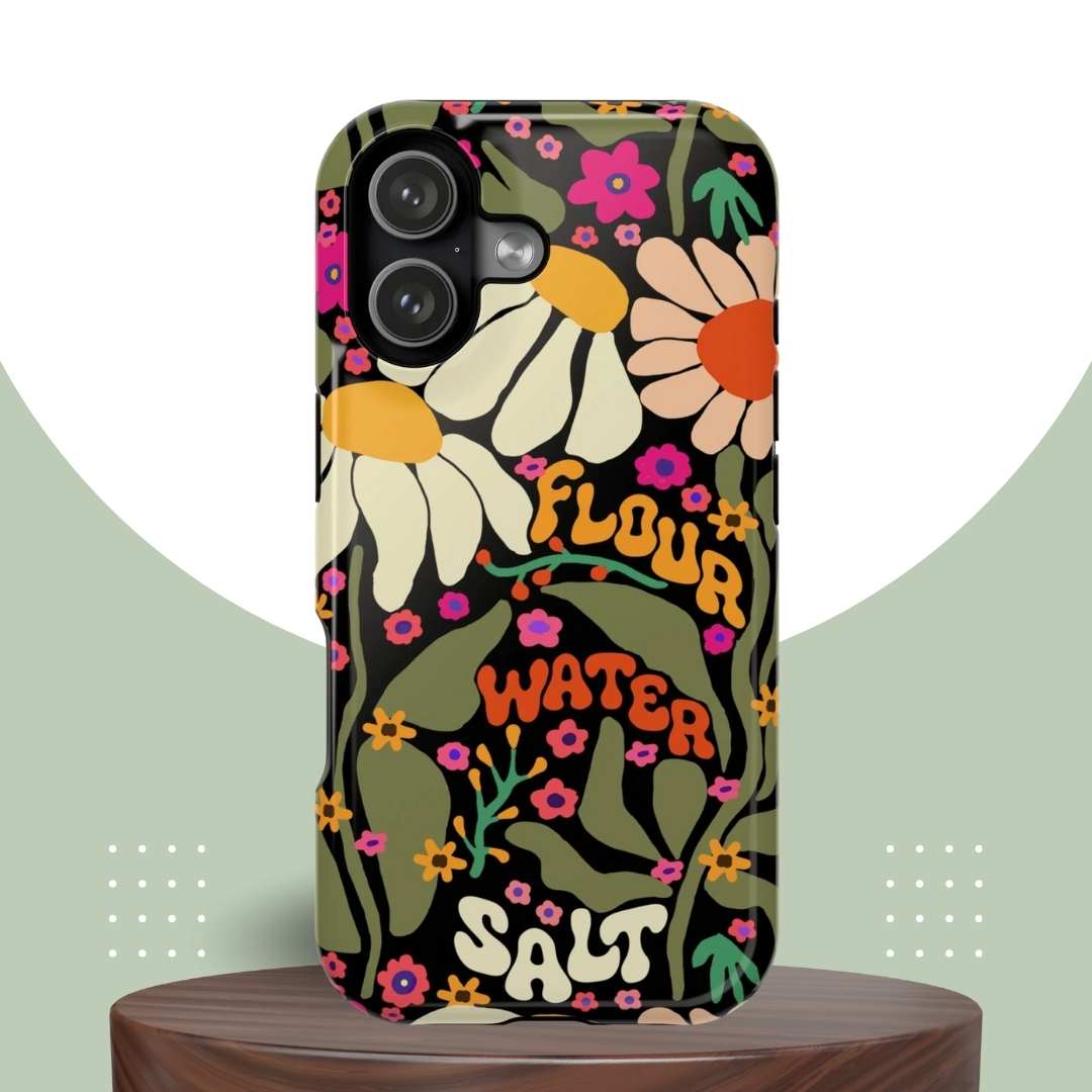 Flour Water Salt Floral MagSafe iPhone Case