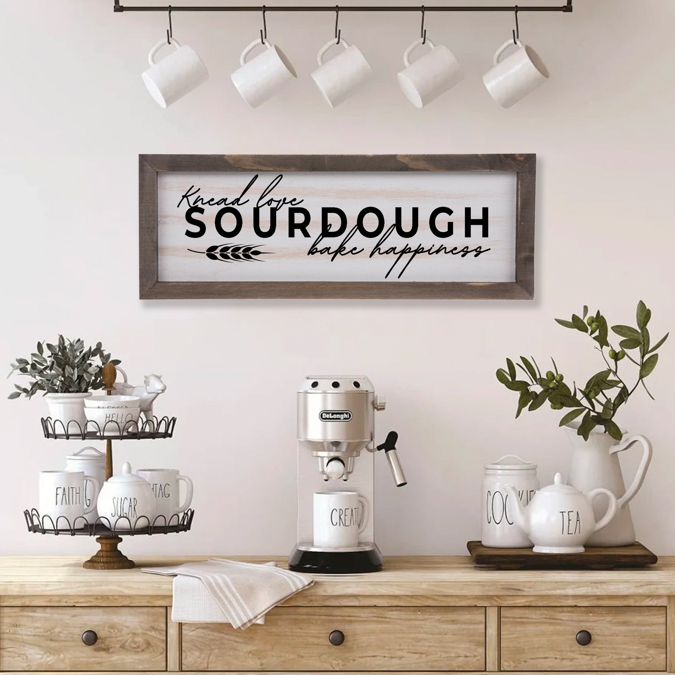 Sourdough Bread Farmhouse Wood Sign